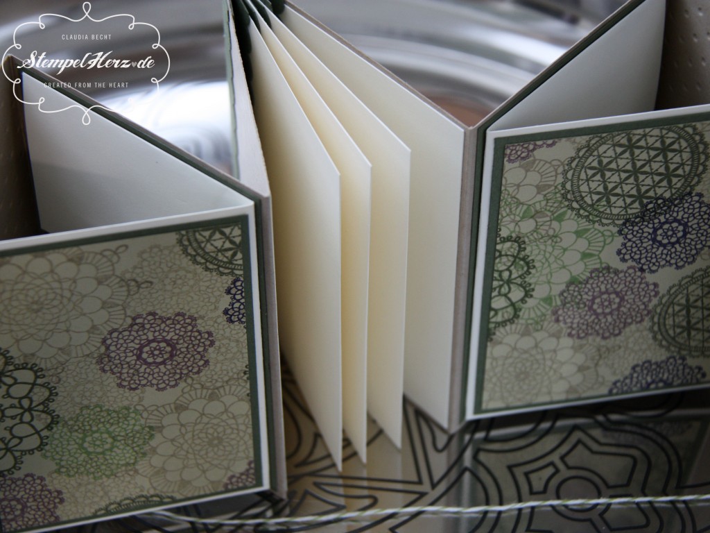 Die Anleitung für das Leporello... - Stampin'Up! mit Stempelherz